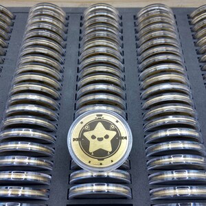 1.5" Bulk Design Your Own Brass Coins Personalized Engraved Gold ...