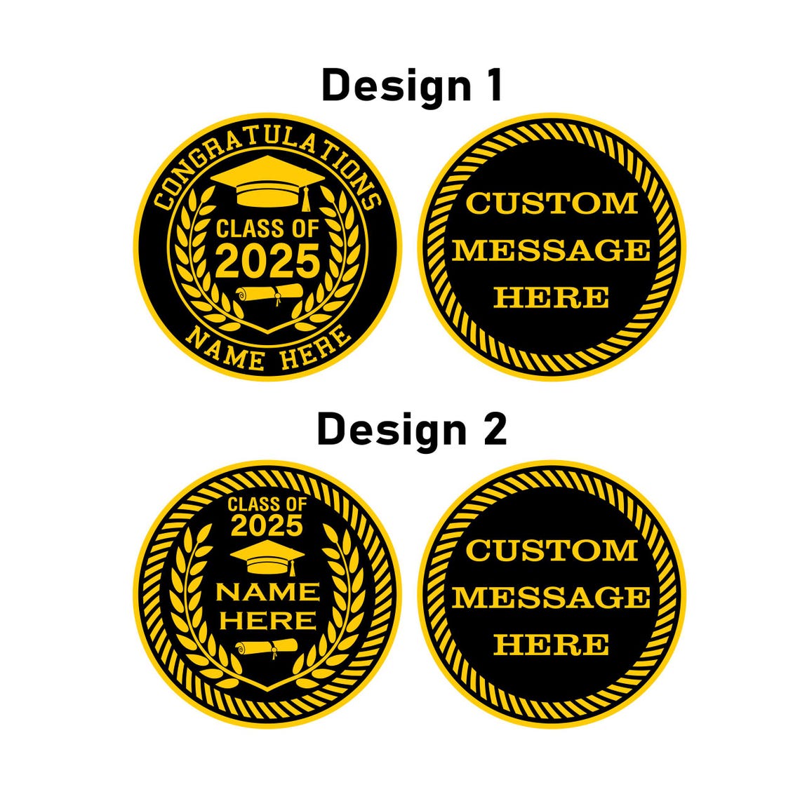 2025 Graduation Coin Brass Coin Grad Gift Custom Ceremonial ...