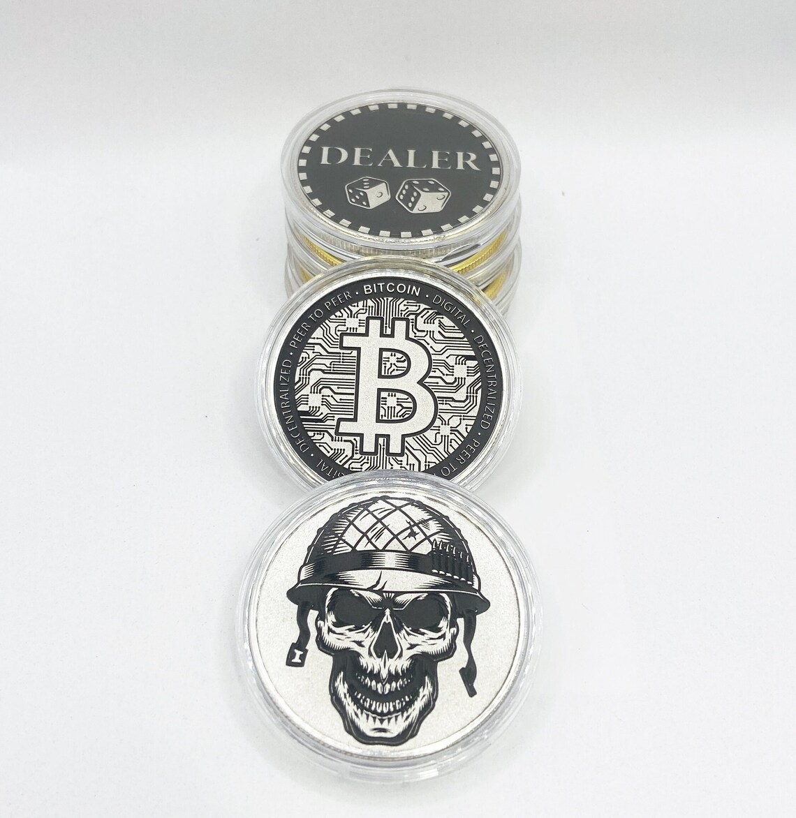 Custom Engraved Silver EDC Challenge Coin Gifts for Him/her - Etsy