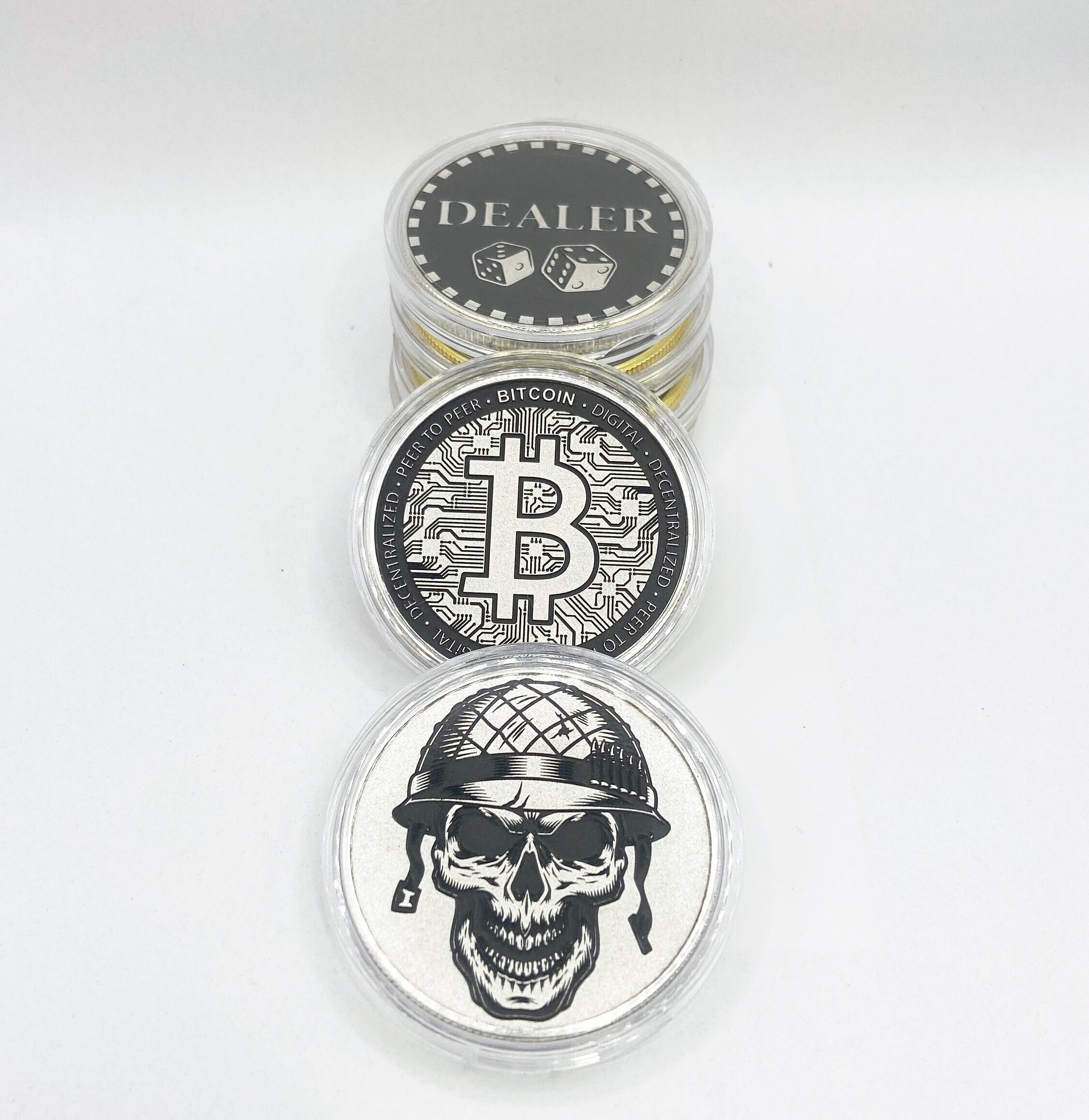 Custom Engraved Silver EDC Challenge Coin Gifts for Him/her - Etsy