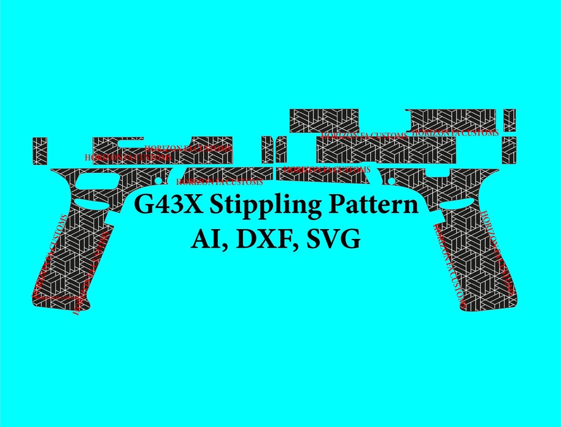 G43X Stippling Pattern for Laser Engraving Custom Design - Etsy