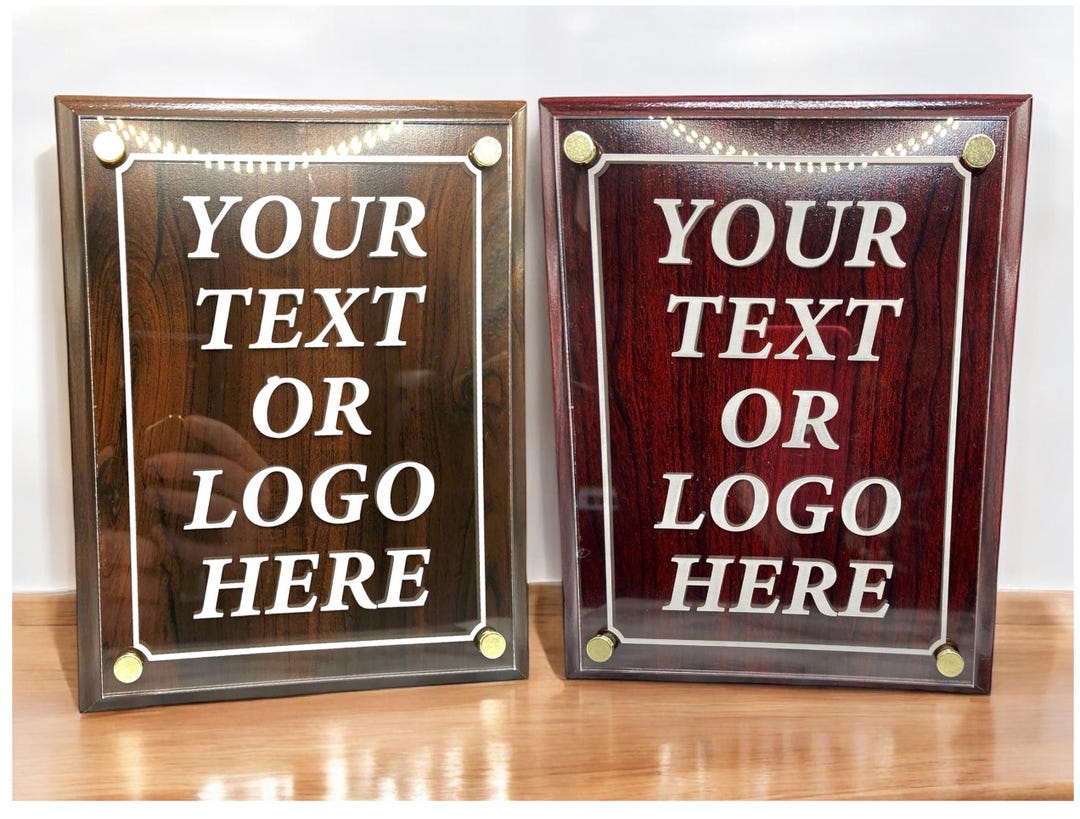 Design Your Own Custom Plaques – Personalized Engraved Wooden / Acrylic ...