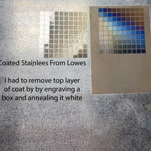 REVISED MOPA Color Lightburn Test Files for Laser Engraving Color ...