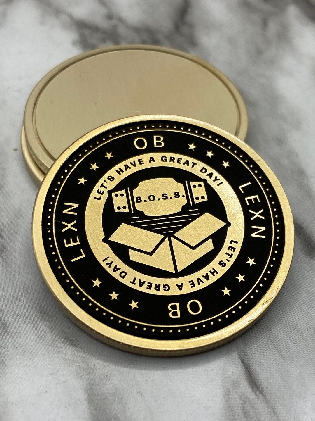 Engrave Your Own Gold Coins Personalized Engraved Gold Challenge Coin ...