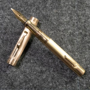 Restored Wahl Gold-filled Colonial Fountain Pen C. 1920s Wahl 3 14k Nib ...