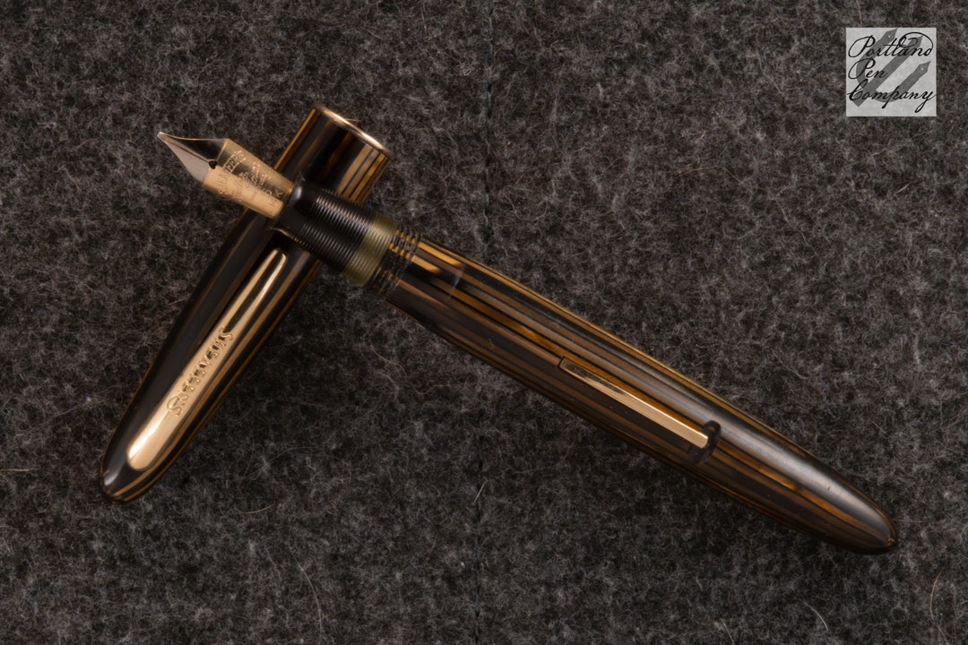 Restored Sheaffer Craftsman 500 - Golden Brown - 14k Sheaffer ...