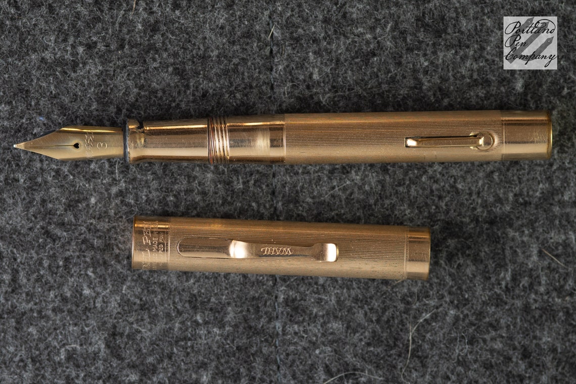 Restored Wahl Gold-filled Colonial Fountain Pen - C. 1920s - Wahl #3 ...
