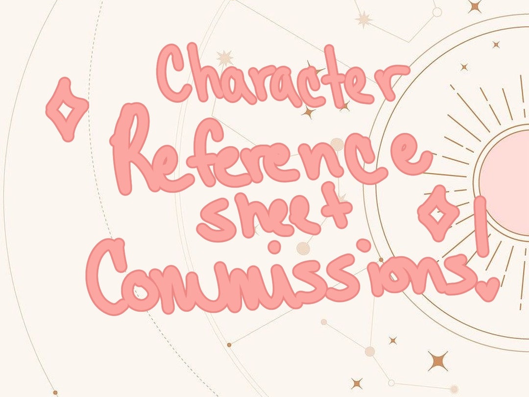 Custom Oc Reference Sheet Information - Etsy