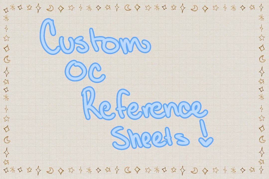 Custom Oc Reference Sheet Information! - Etsy