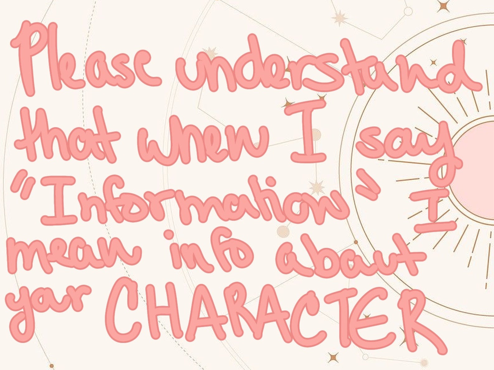 Custom Oc Reference Sheet Information - Etsy