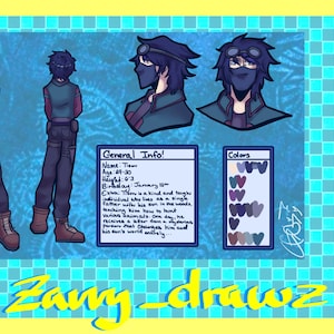 Custom Oc Reference Sheet Information! - Etsy