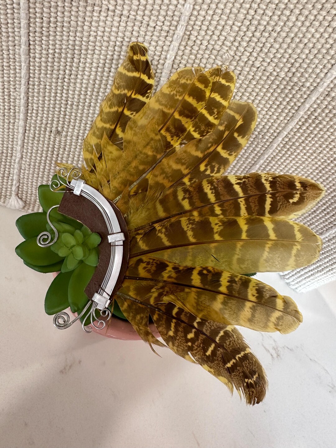 Feather Ear Cuff, Handmade Jewelry, Joyeria Artesanal, Bohemian Ear ...