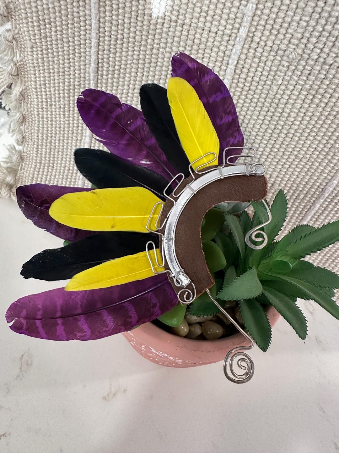 Feather Ear Cuff, Handmade Jewelry, Joyeria Artesanal, Bohemian Ear ...