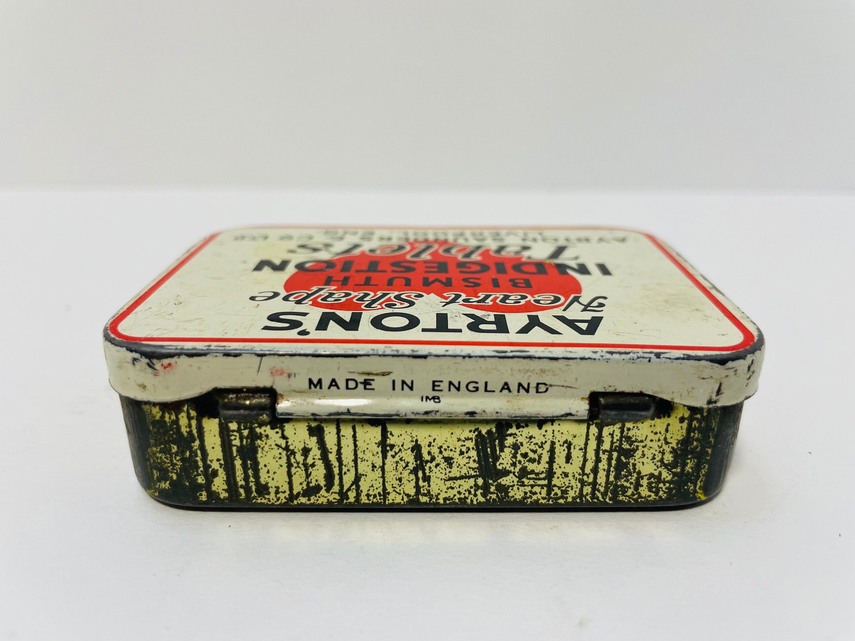 Antique Metal Tin Case Ayrton's Indigestion Medicine Tablet Box - Etsy