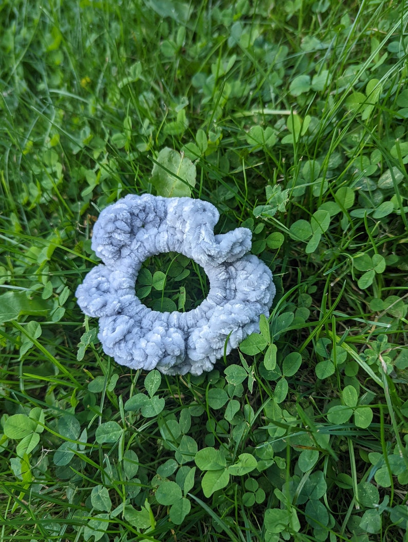 Crochet Velvet Hair Scrunchies - Etsy