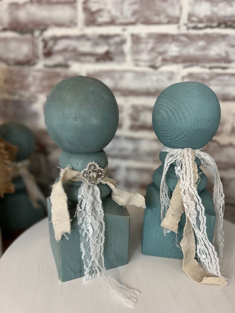 Decorative Tabletop Finial, Mantle Decor, Vintage Book Ends, Shabby ...