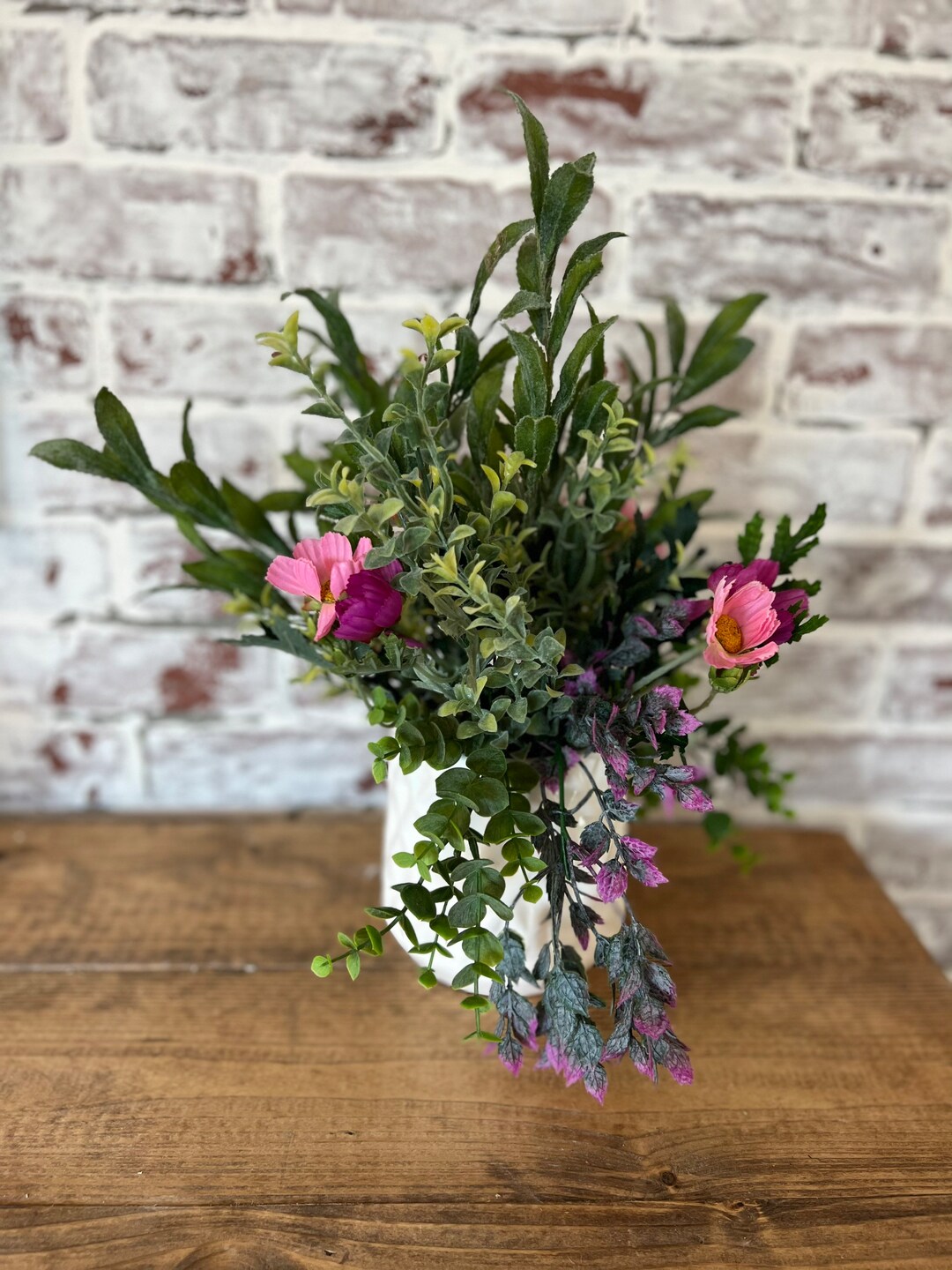 Spring Floral Centerpiece, Table Deco, Flower Arrangement, Mix Flower ...