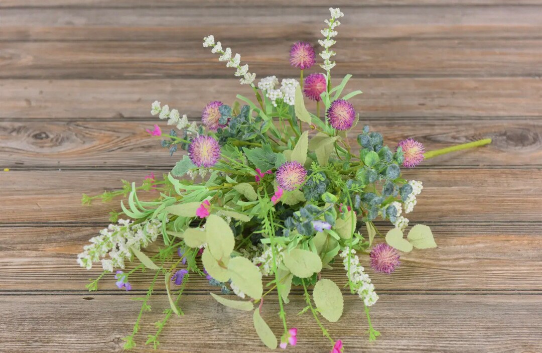 Wild Flower Bunch Stem, Artificial Flowers, Flower Arrangements, Pink ...