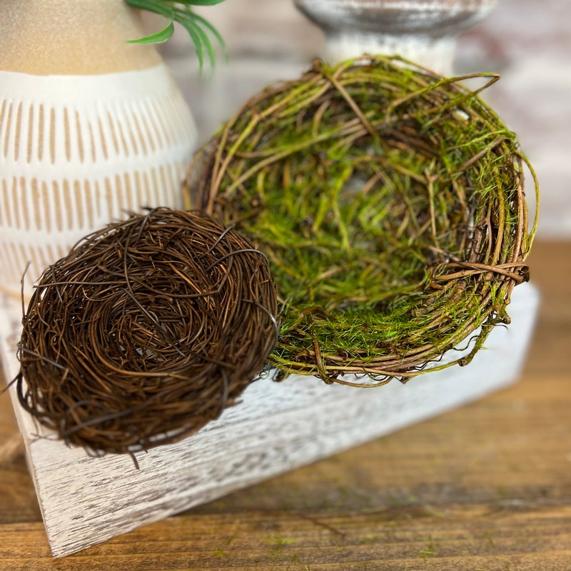 Moss and Nest Centerpiece - Etsy