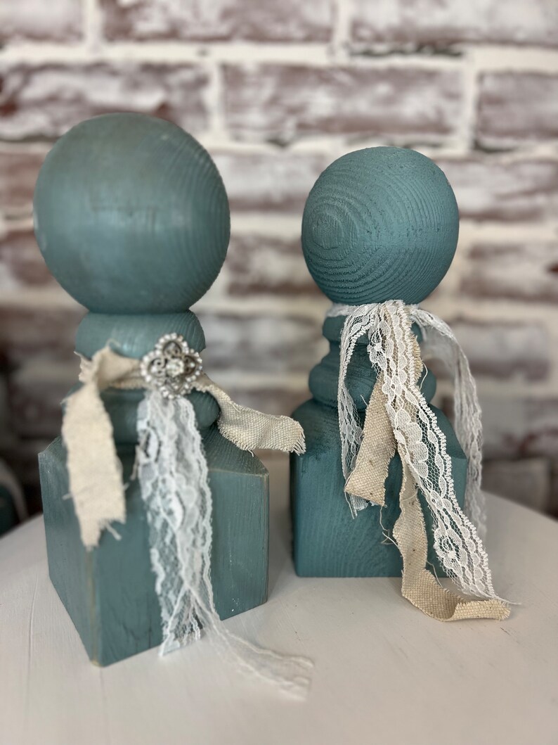 Decorative Tabletop Finial, Mantle Decor, Vintage Book Ends, Shabby ...