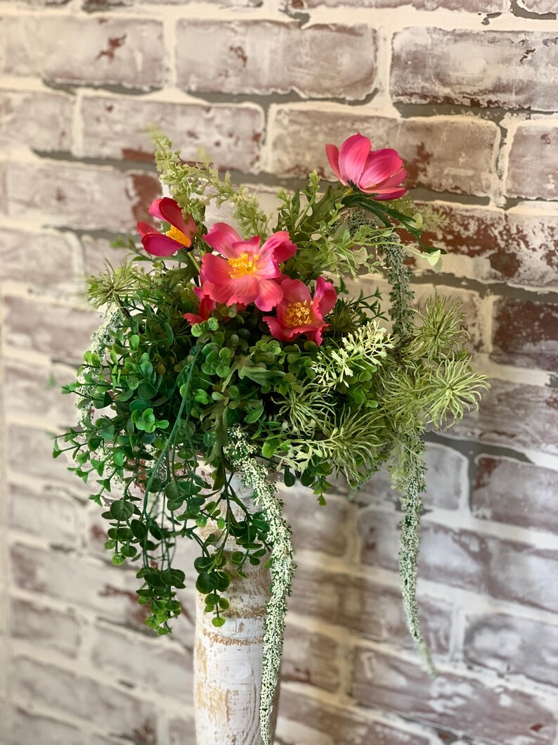 Candlestick Floral Arrangement, Floral Candlestick Arrangement With ...