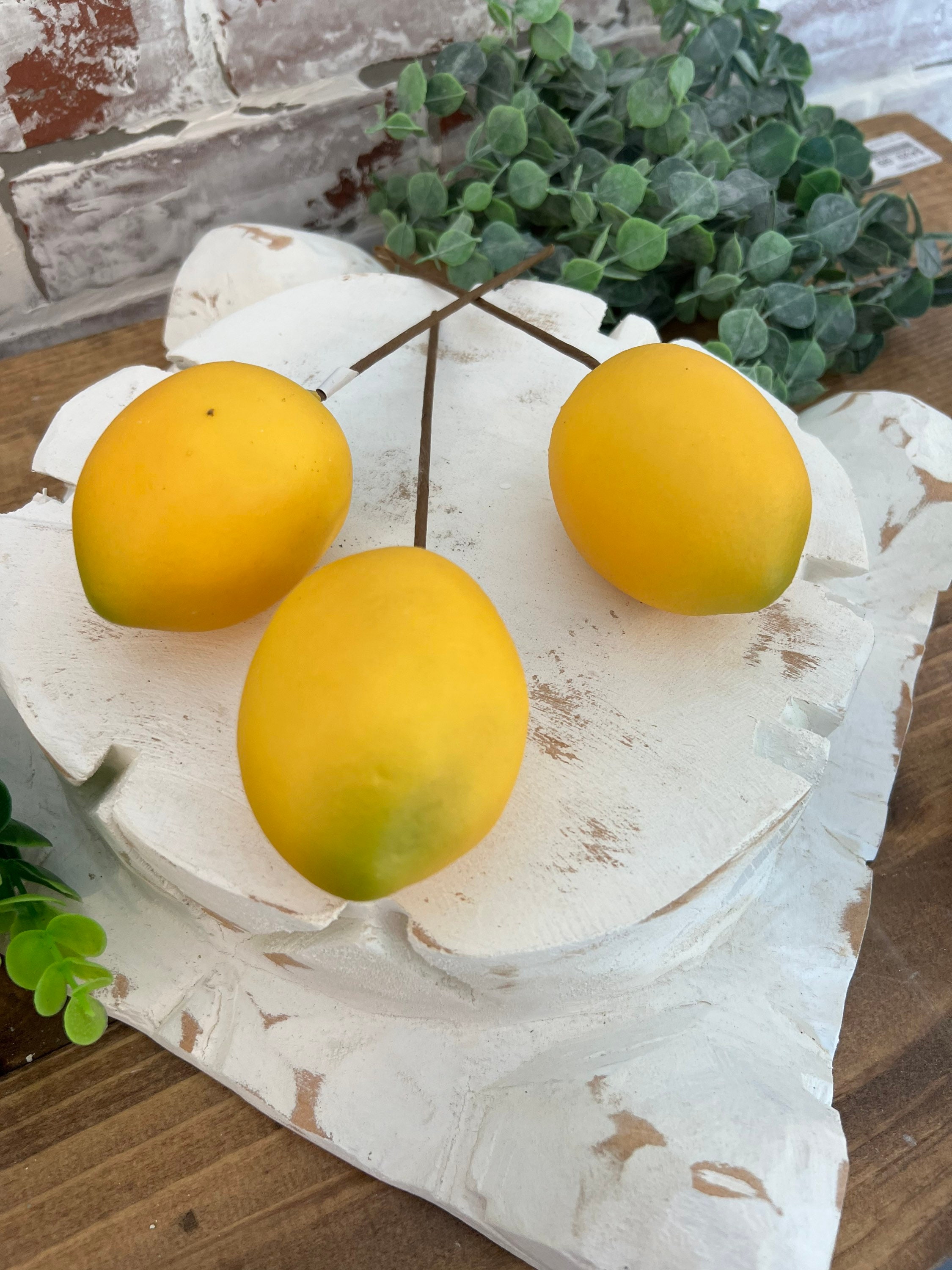 Lemon Floral Arrangement, Faux Lemon Flower Arrangement, Lemon Greenery ...