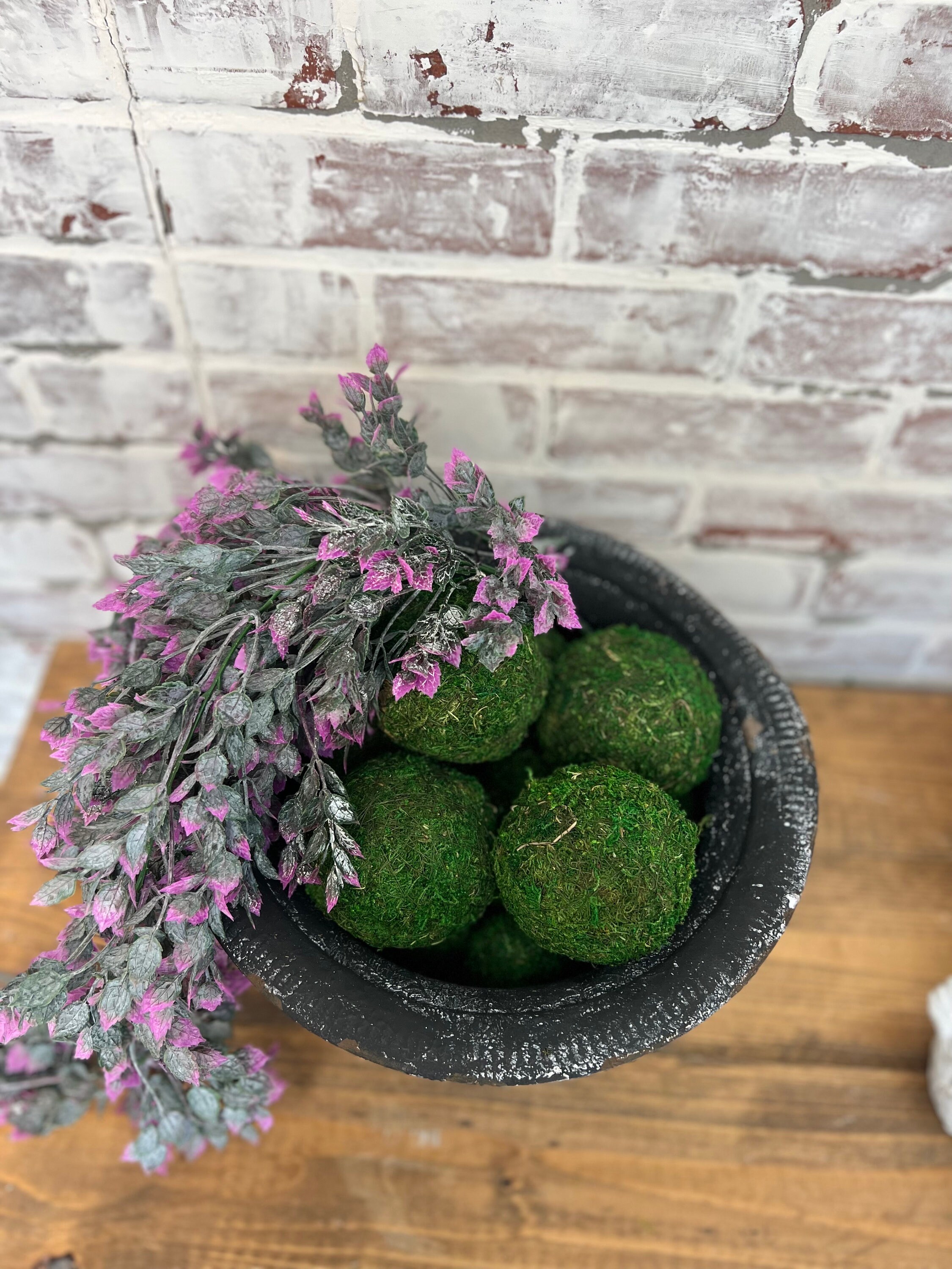 Moss Ball, Natural Moss Balls, Decorative Balls, Moss Covered Balls ...