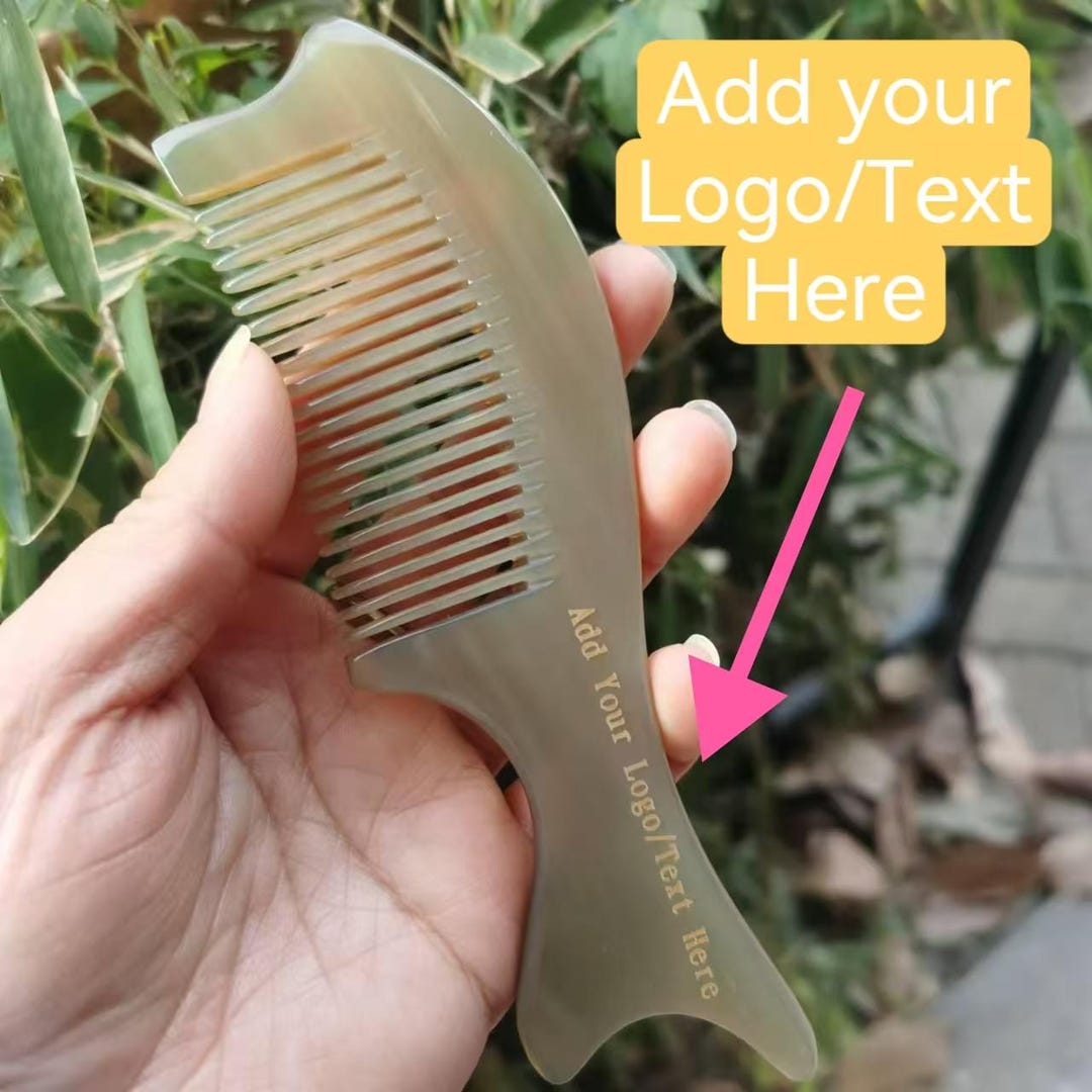 Personalized Comb, Custom Name Comb, Horn Hair Brush,salon Hair Comb ...