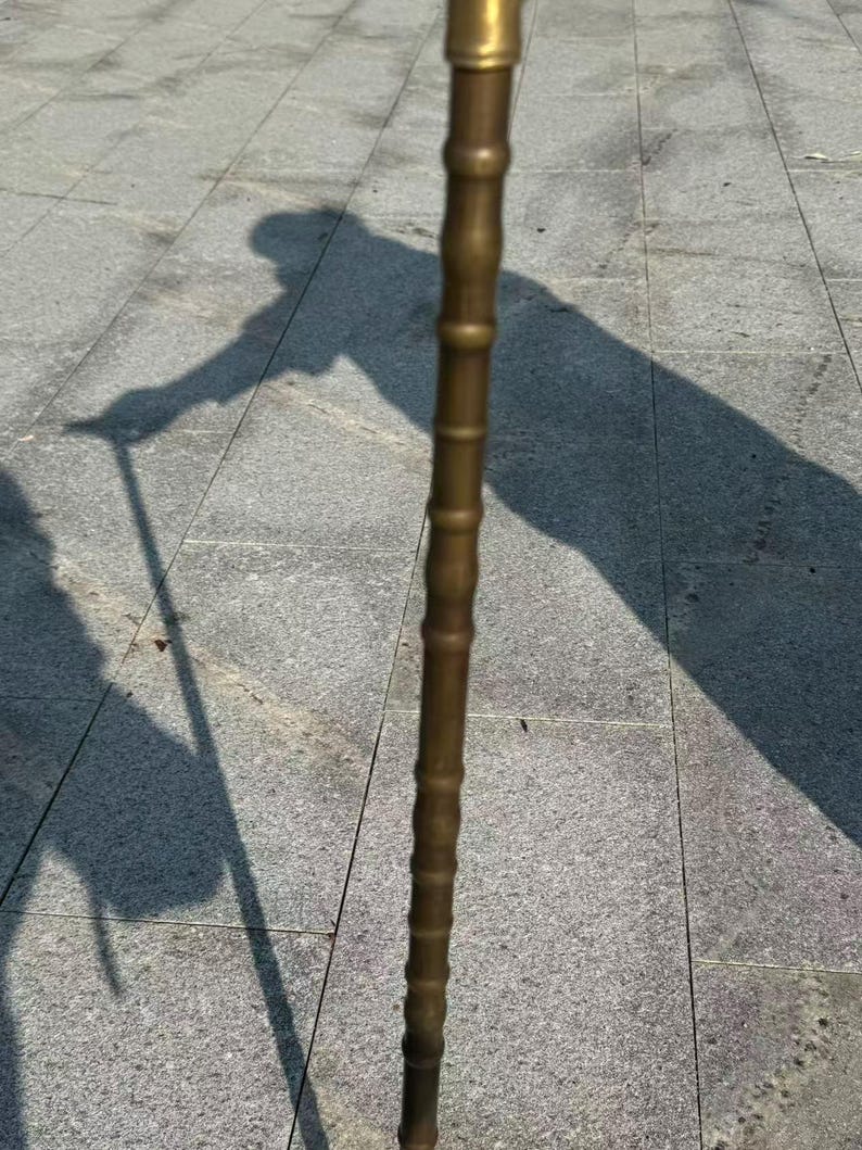 Vintage Copper Bird Head Cane, Bronze Walking Stick, Metal Sport Sticks ...