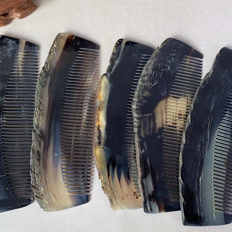 Handled Horn Comb - Etsy UK