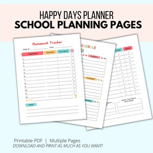 Daily Planner for Kids, School Planner, Student Planner, Chore Chart ...