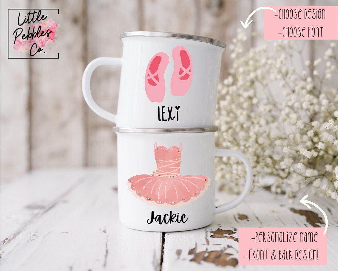 Personalized Kids Mug,personalized Hot Chocolate Mug,dance Mug,ballet ...
