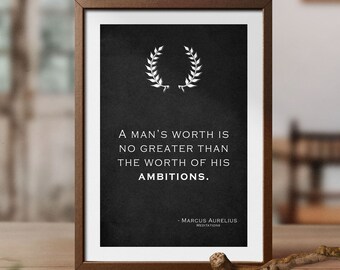 Stoicism Quote Poster - Etsy
