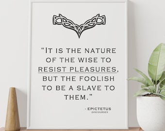 Stoicism Nature Wall Art - Etsy