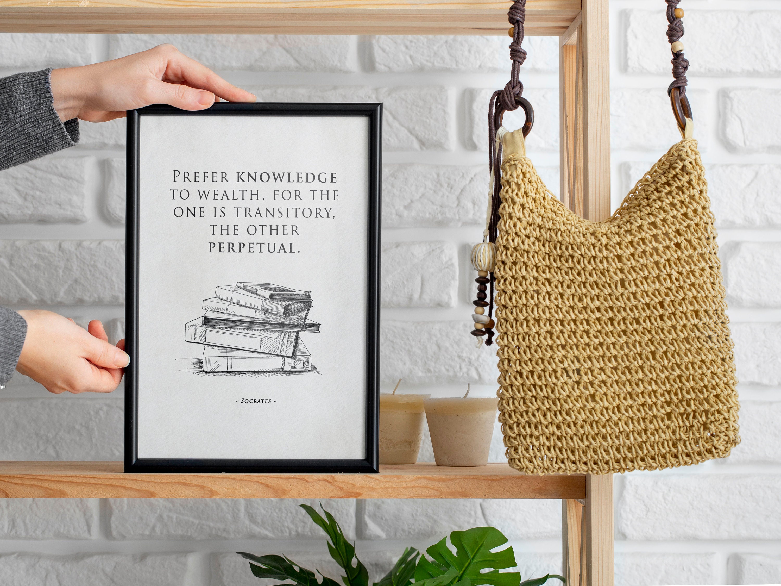 Socrates Print Philosophy Poster, Philosophical Art, Ancient Wisdom ...