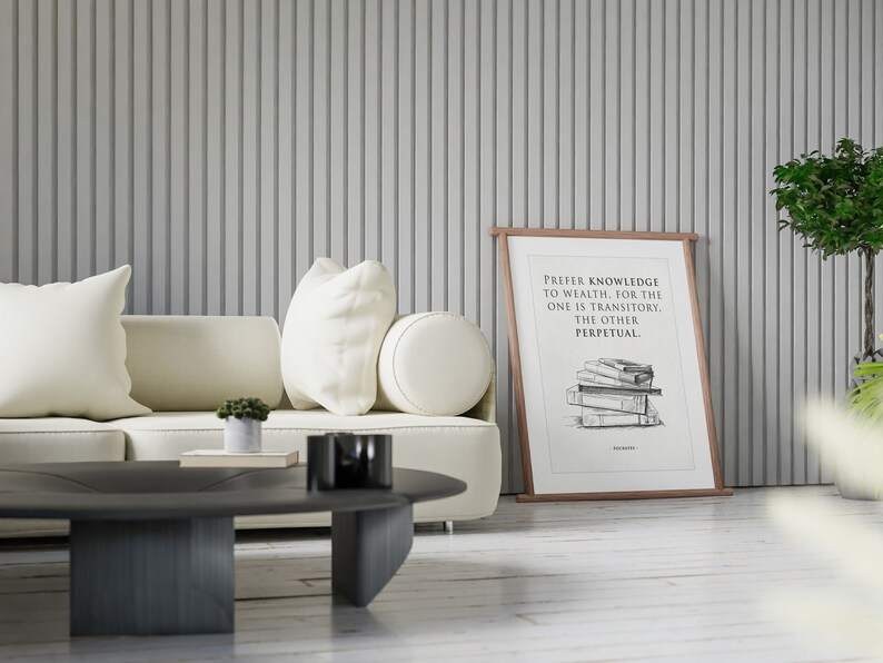 Socrates Print Philosophy Poster, Philosophical Art, Ancient Wisdom ...