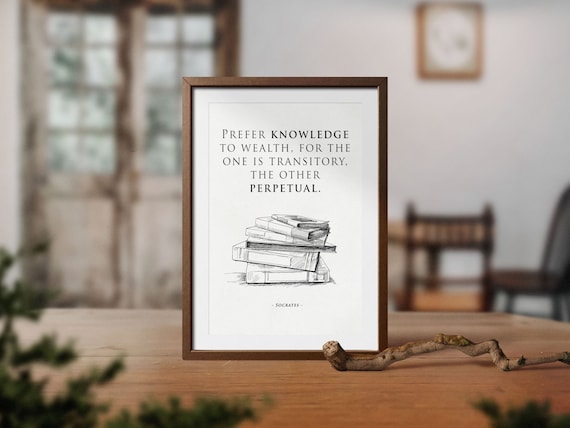Socrates Print Philosophy Poster Philosophical Art Ancient - Etsy