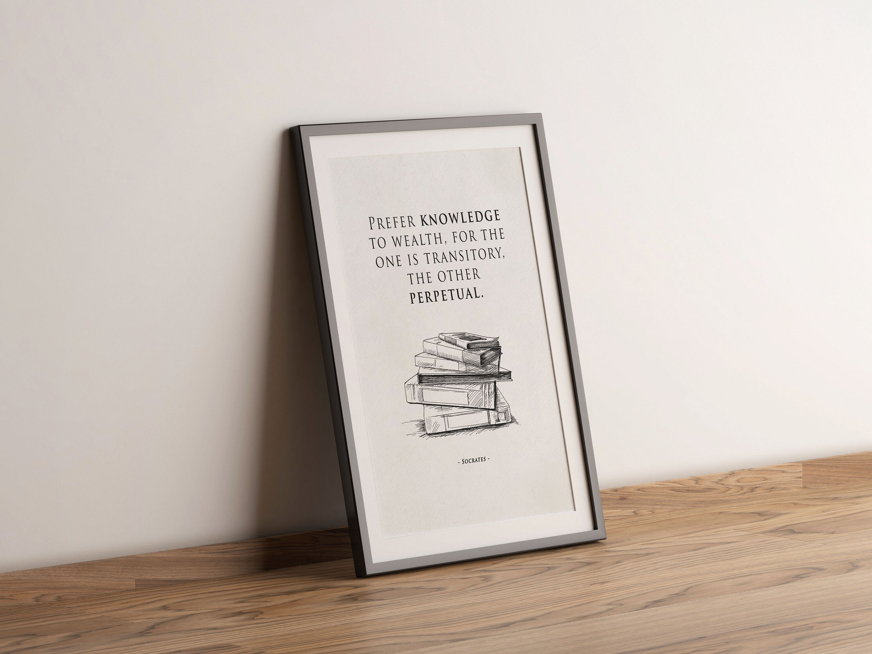 Socrates Print Philosophy Poster, Philosophical Art, Ancient Wisdom ...