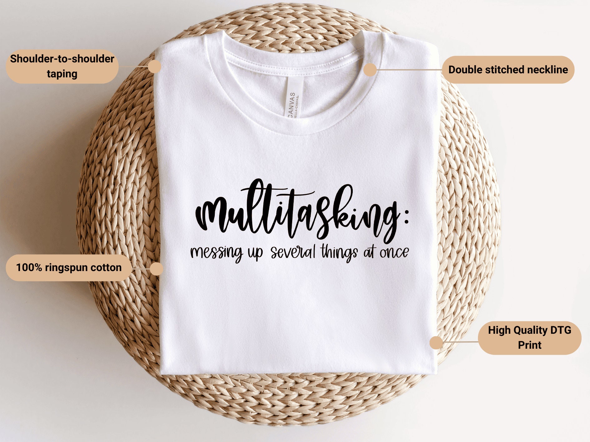 Multitasking Messing Things Shirt for Women Sarcastic - Etsy
