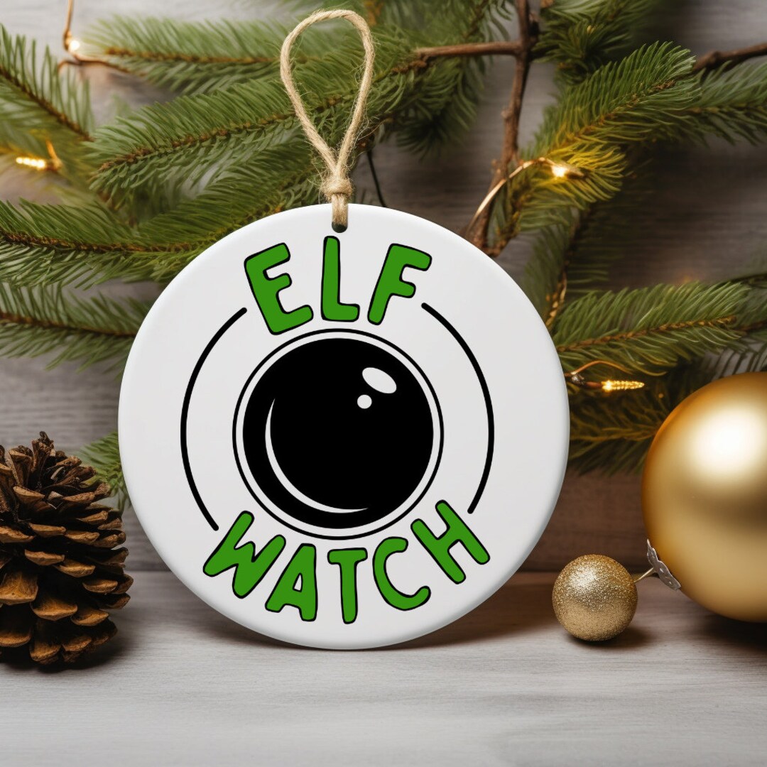 Elf Watch Ornament Decor, Elf Camera Ornament, Christmas Celebration ...