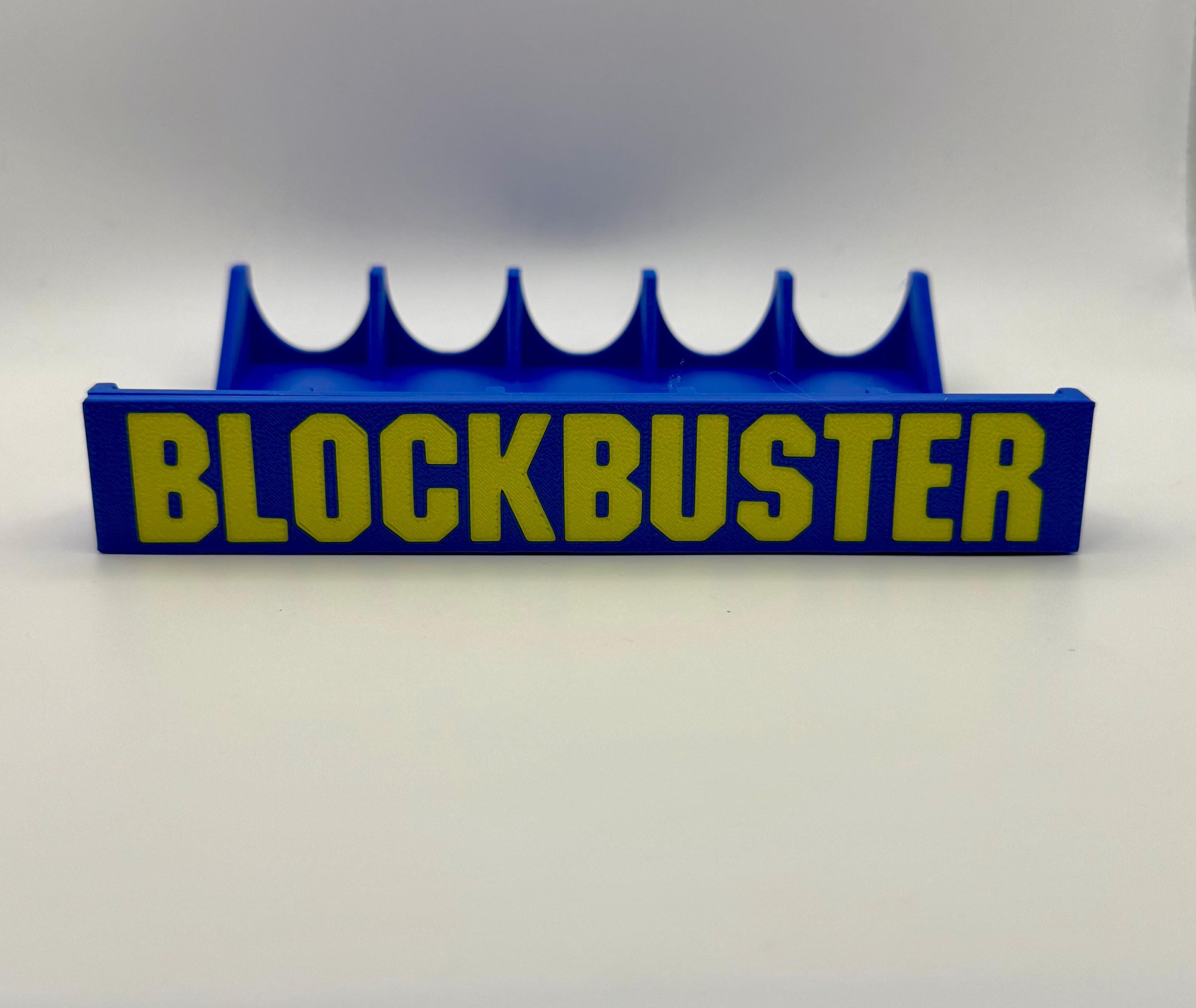 Blockbuster Custom Made VHS Movie Display Stand Holds 5 VHS : Custom ...