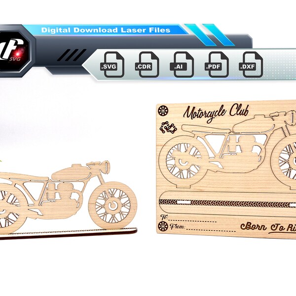 Motorcycle Svg - Etsy