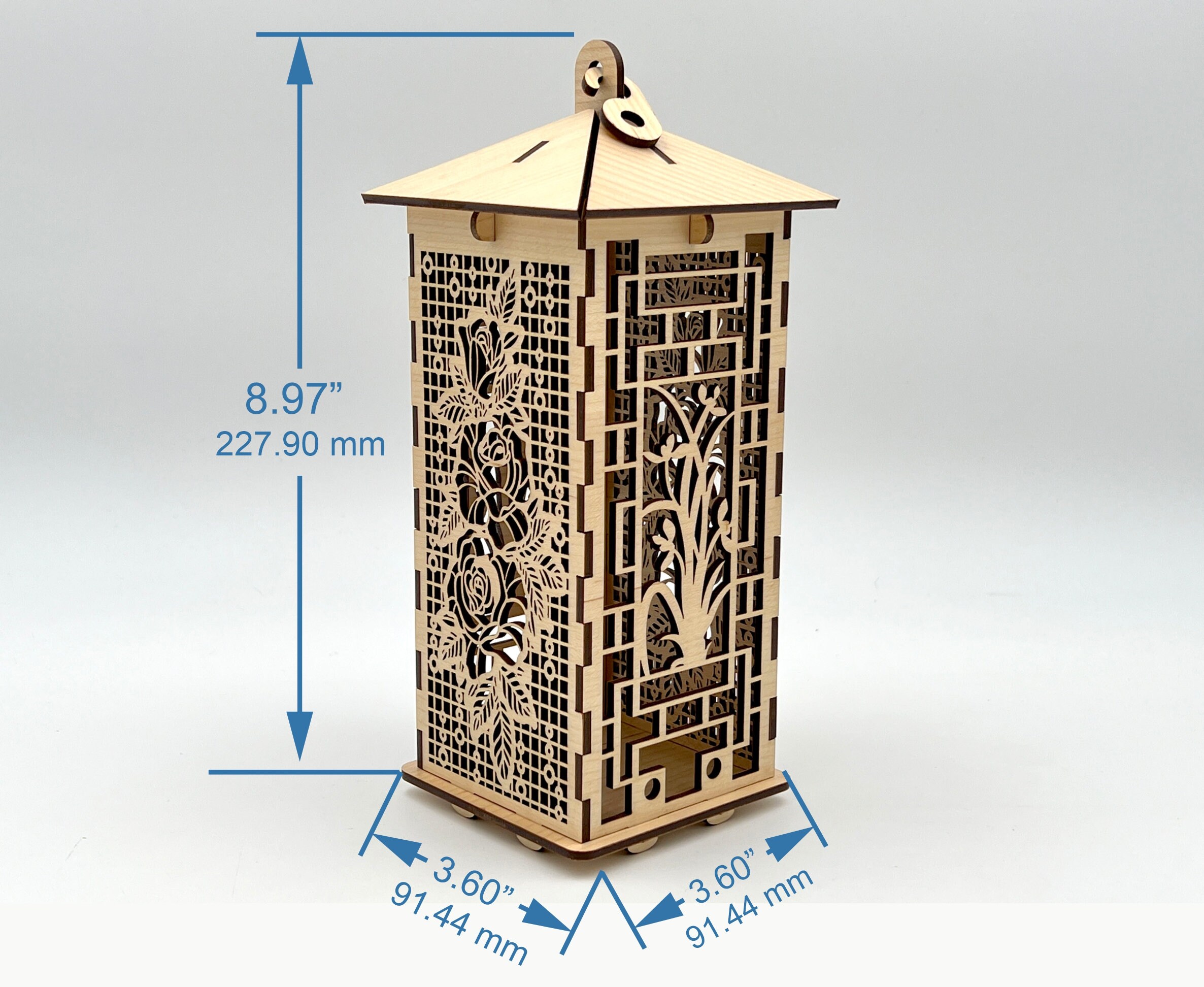 Spring Flower Lantern Laser Cut File SVG Ai CDR Pdf Dxf - Etsy Australia