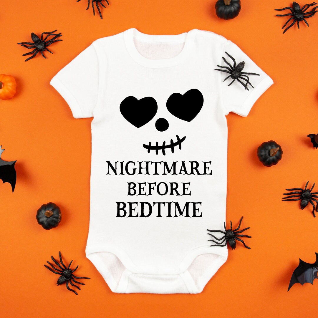 Nightmare Before Bedtime®, Cute Halloween Baby Onesies®, Funny Fall ...