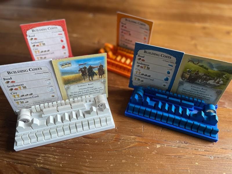 Settlers of Catan/cities and Knights/seafarers Game Piece Holder and ...