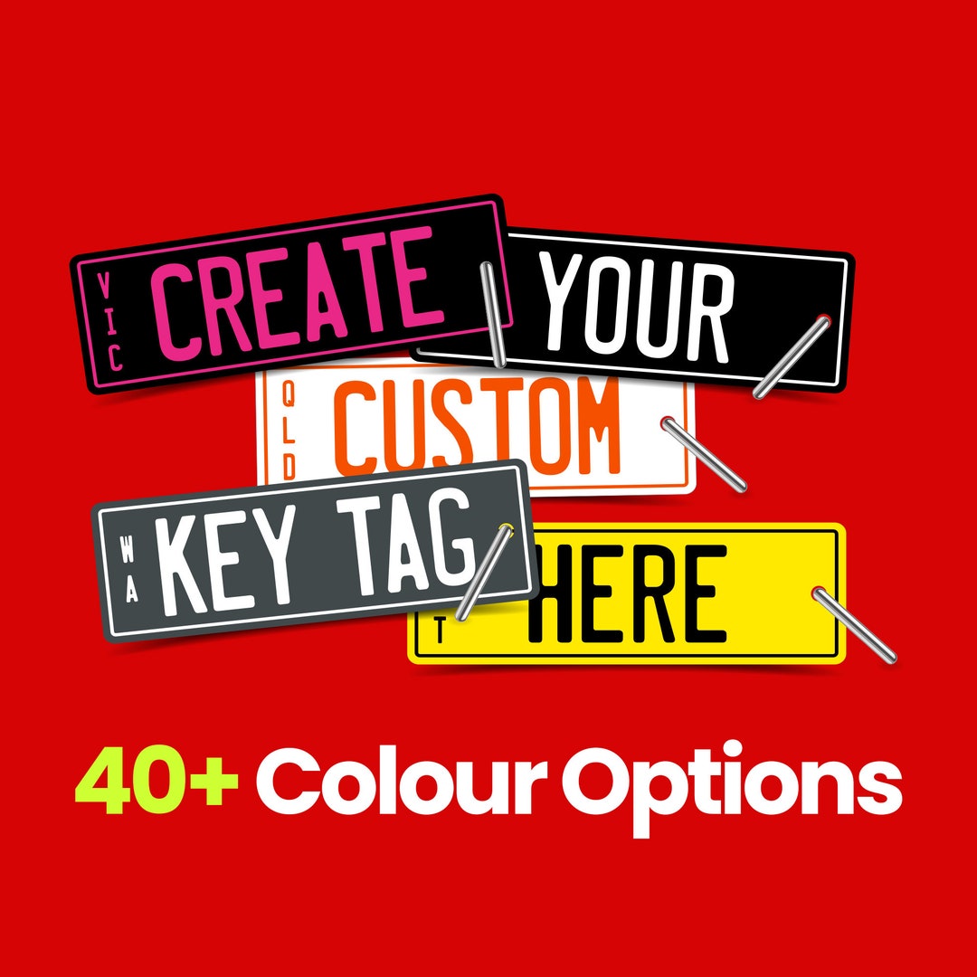 PVC Laser Etched Waterproof Custom Personalised Ride on Car Mini Number ...