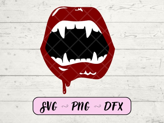 Vampire SVG Fangs Svg Halloween Svg Layered Svg - Etsy