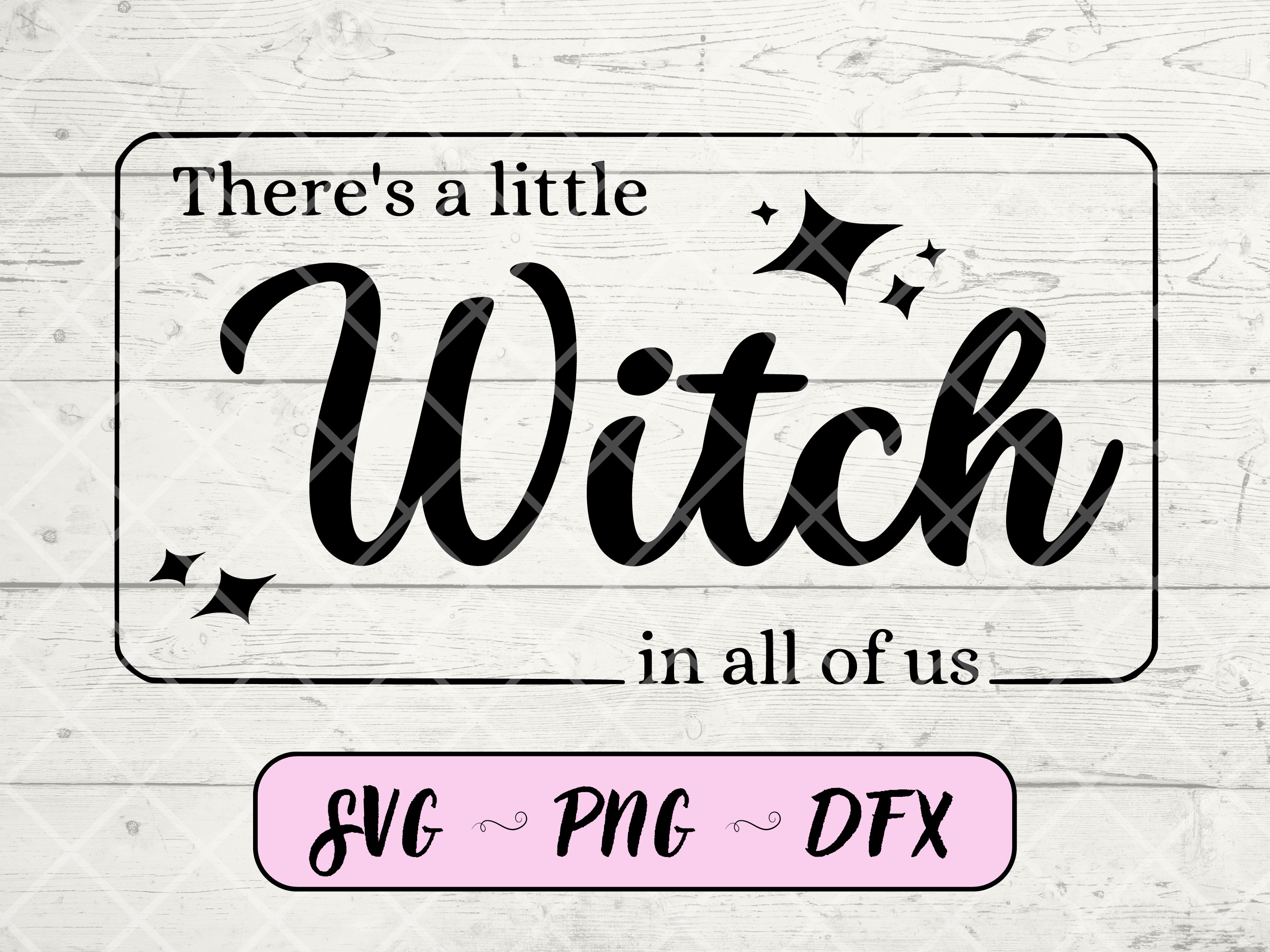 There's a Little Witch in All of Us SVG, Witch Svg, Halloween Svg - Etsy