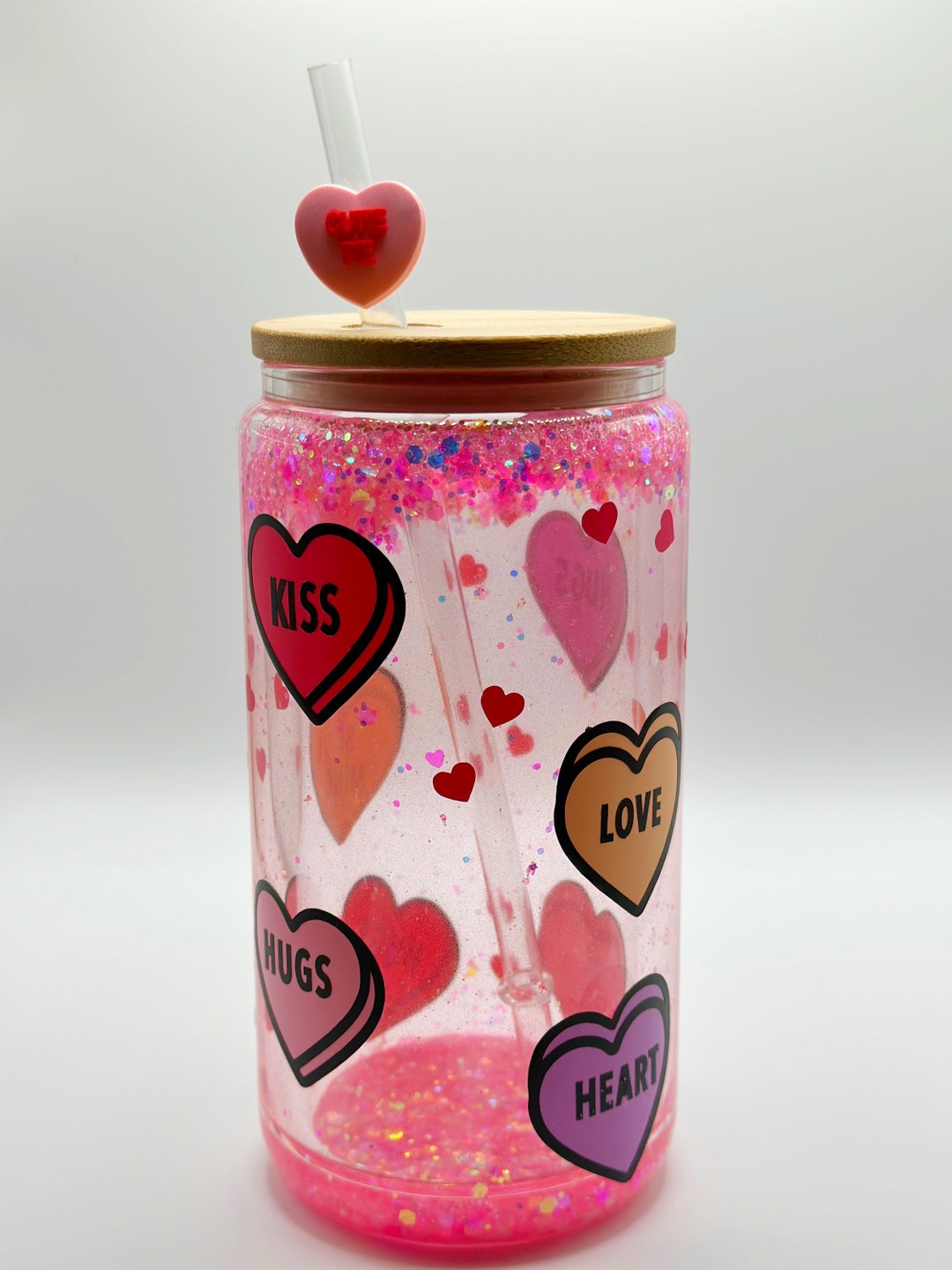 Snowglobe Valentines Tumbler - Etsy