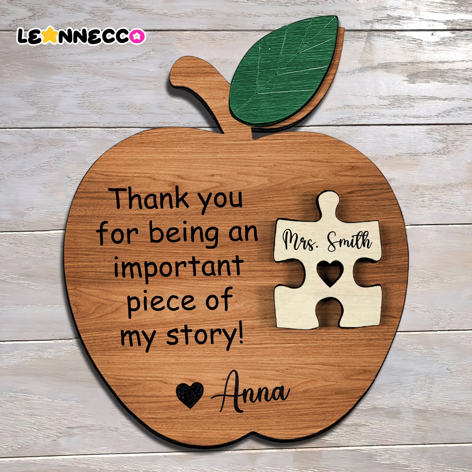 Personalized Teacher Name Sign, Custom Teacher Apple Sign, Teacher ...